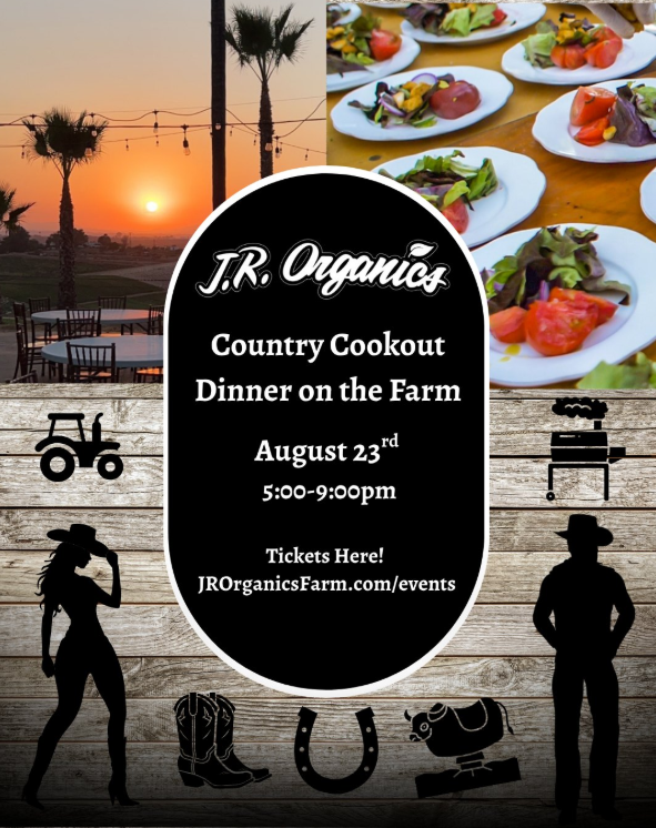 Country Cookout Dinner on the Farm - JR Organics - EscoLocos